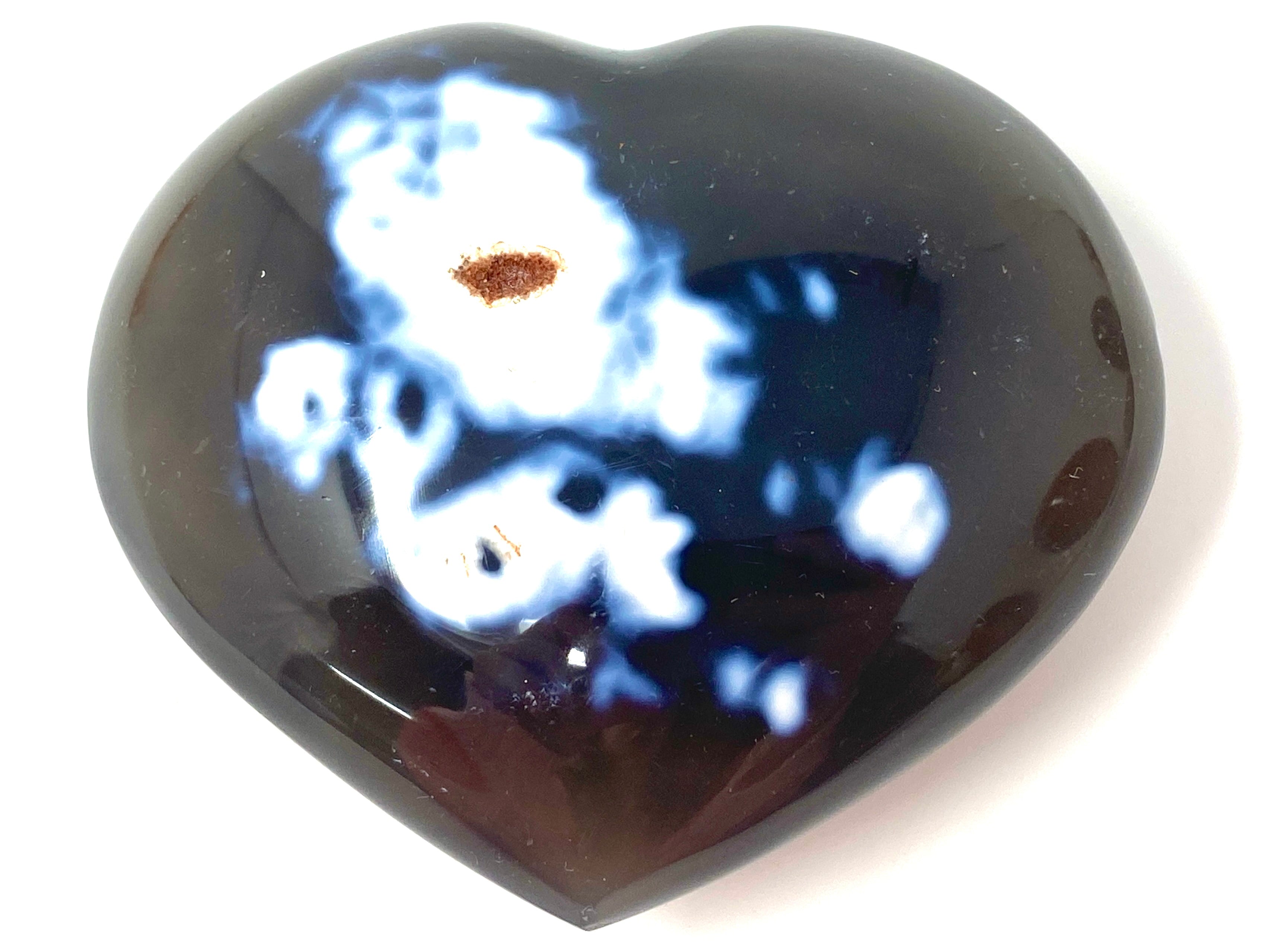 Ocean Agate Heart Crystals | Orca Agate Hearts | Crystals For Sale ...