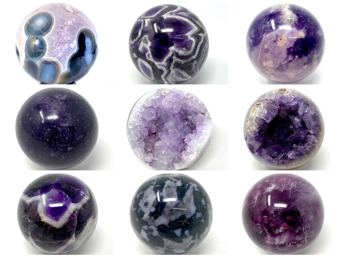 Purple Crystal Spheres For Sale (Purple Crystal Balls) – Madagascan Direct