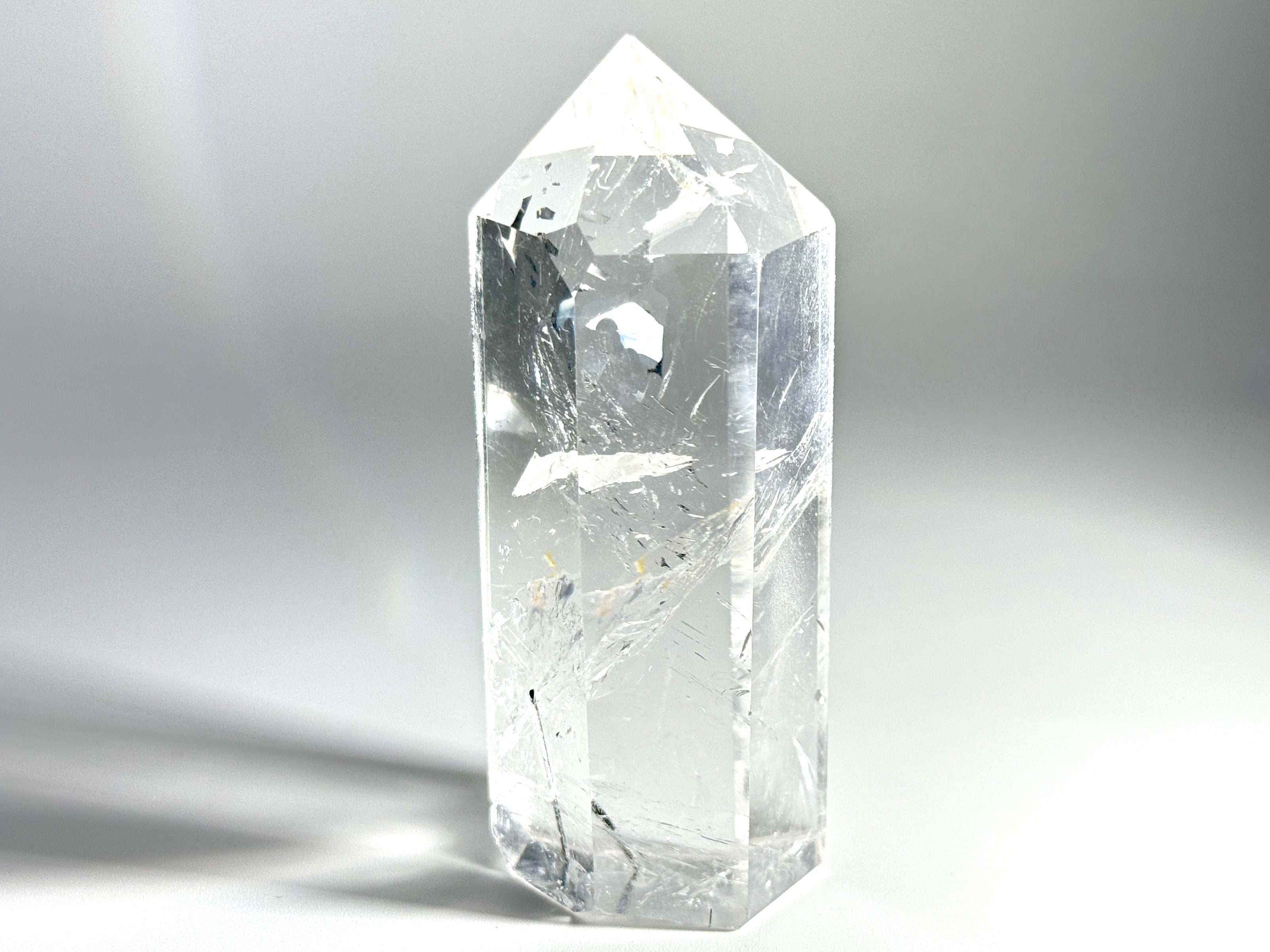 Quartz Tourmaline Crystal Point | Tourmaline Quartz For Sale ...