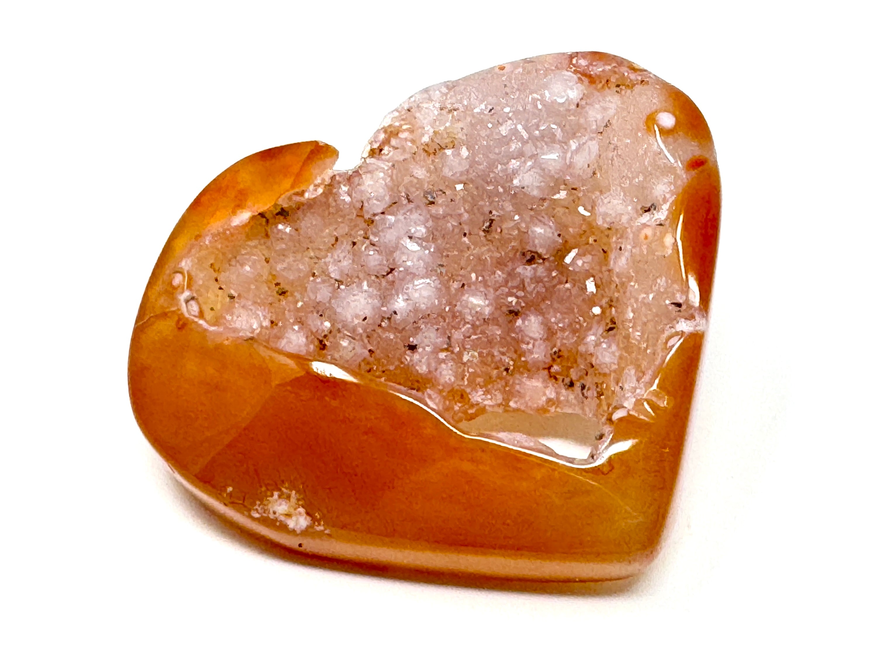 Druzy Carnelian Geode Crystal | Carnelian Crystals For Sale ...