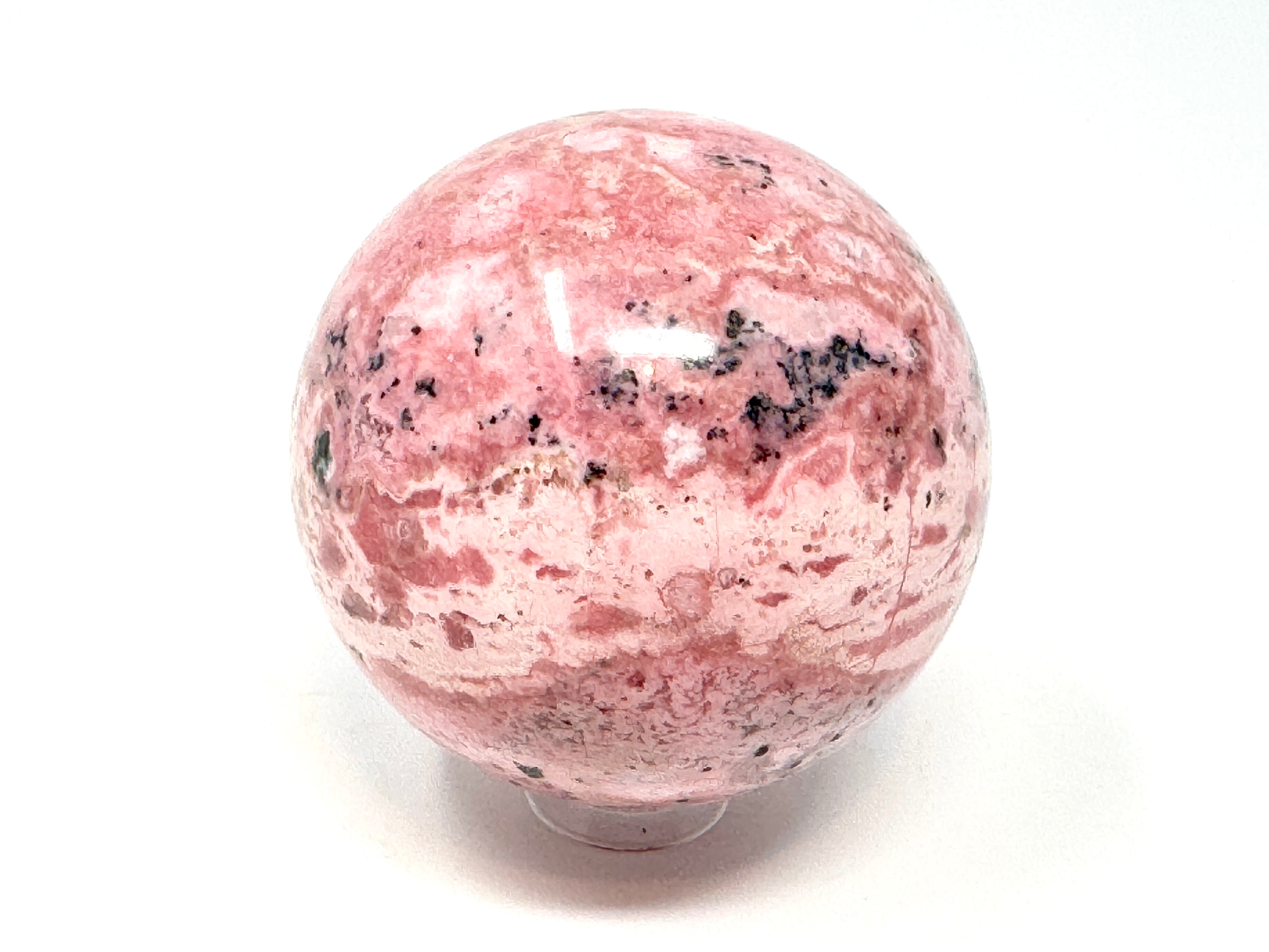 Peruvian Rhodonite Sphere | Buy Bubblegum Pink Rhodonite Crystals ...